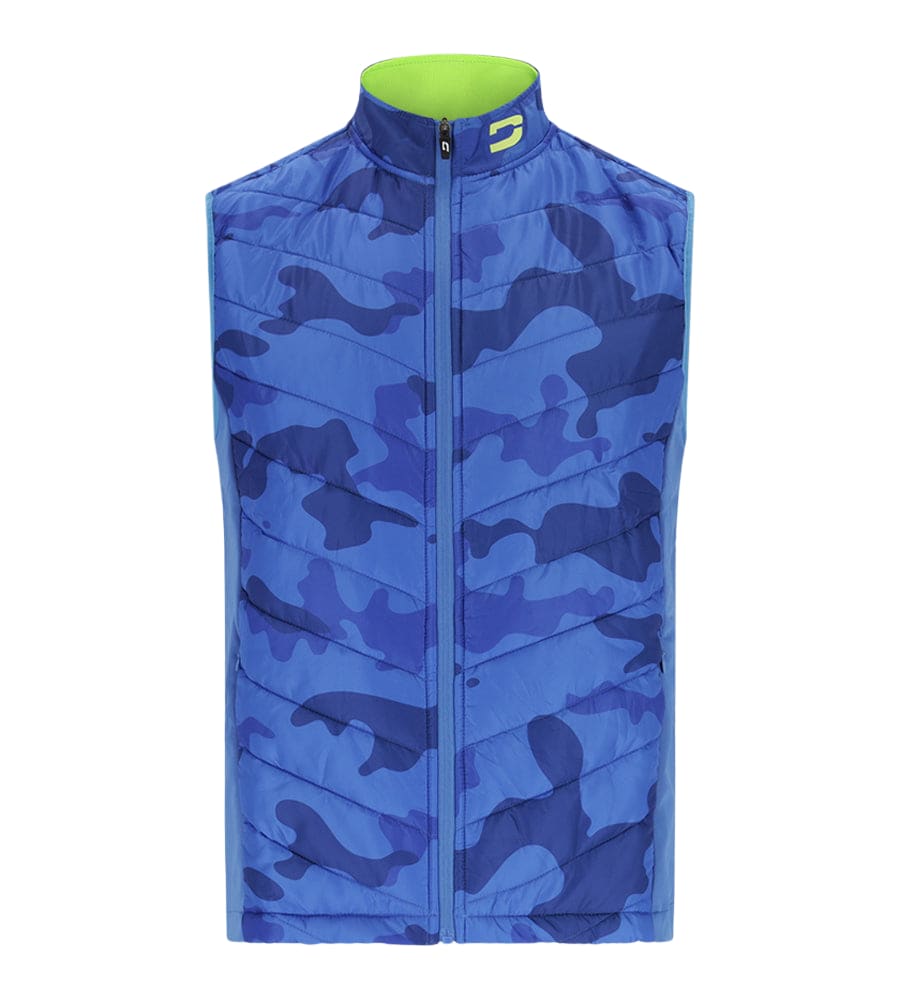 Buy KYTE CAMO GILET - BLUE online | Hole19